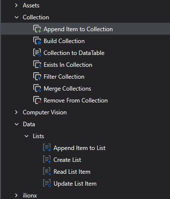 Append Item To Collection Doesn T Support Collections Activities