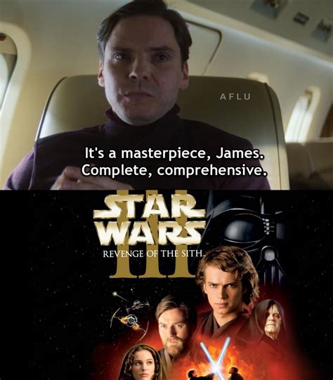Revenge Of The Sith Star Wars Humor Star Wars Memes Funny Star Wars