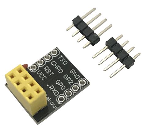 Adaptador Protoboard Esp8266 Esp 01 Piscaled Arduino Componentes Eletrônicos Motor De