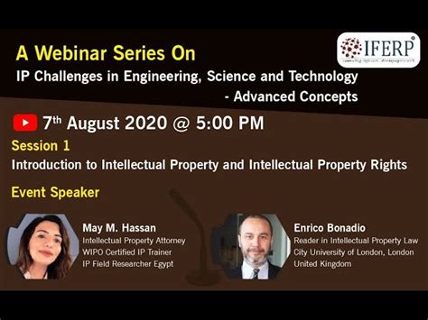 Free Video IP Challenges In Engineering Sci Tech Introduction To Intellectual Property