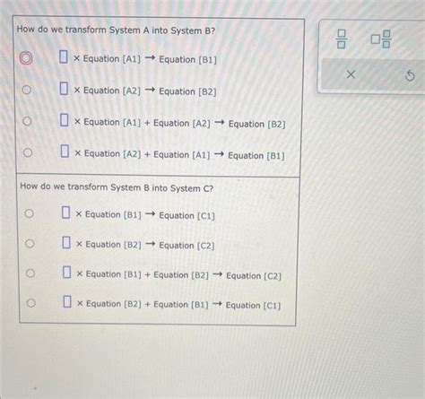 Solved Consider The Following Three Systems Of Linear Chegg