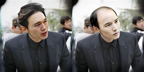 원빈과 김광규의 헤어스타일을 바꿔보았다 웃긴 웃긴 유머 포즈