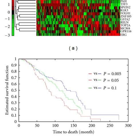 hierarchical clustering of prostate rearranged genes validating the