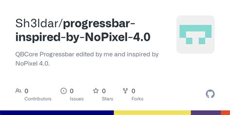 Github Sh3ldar Progressbar Inspired By Nopixel 4 0 Qbcore