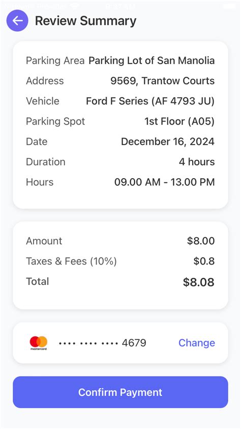 React Native Car Parking Finder And Booking App Ui Kit Modern