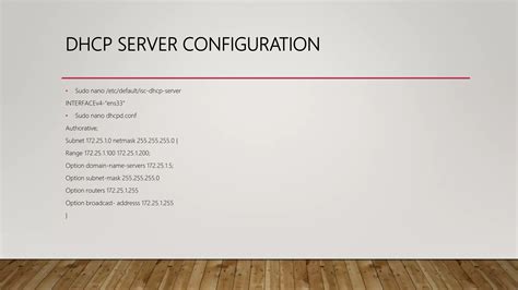 13 Dhcp Configuration In Linux Pptx