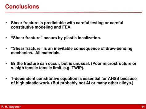 Draw Bend Fracture Prediction With Dual Phase Steels Ppt Download