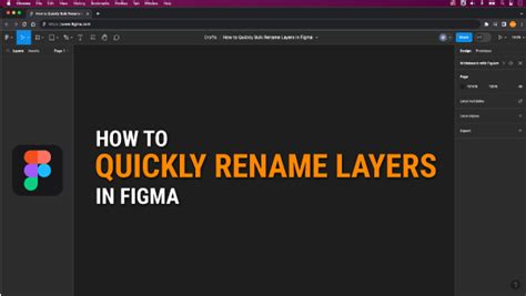 Bulk Renaming Made Easy In Figma Ulearn