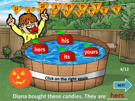 小学英语趣味游戏课件 形容词性物主代词1 21世纪教育网