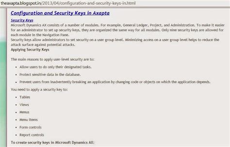 Aos Tasks In Microsoft Dynamics Axapta Msdax