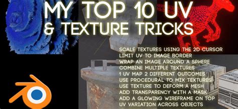 Top 10 UV Material Tricks BlenderNation