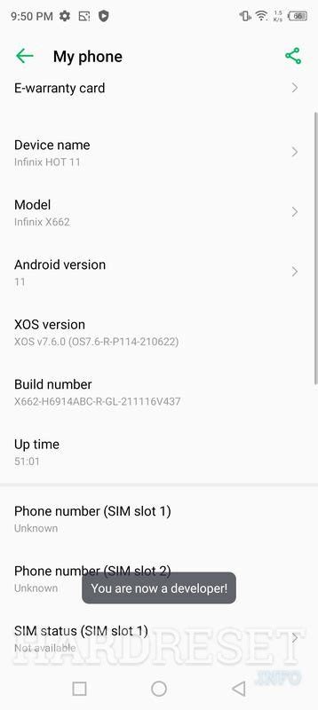 How To Get To And Enable Developer Options On INFINIX Note 30 Pro HardReset Info