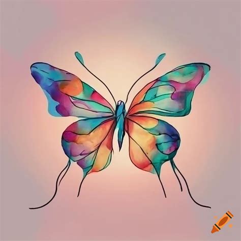 stained glass pattern butterfly on craiyon