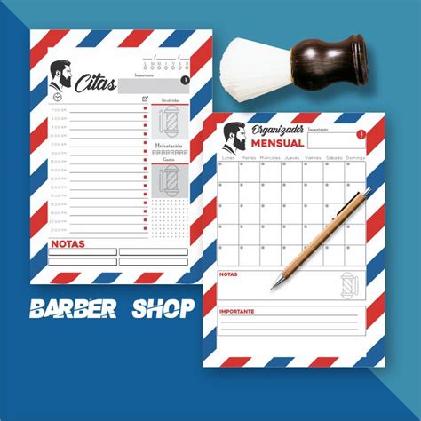 Agenda Barbería Barberia Nombres Para Barberias Diseño De Barbería