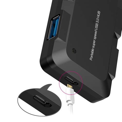 Usb3 0 Hub High Speed Network Splitter Type C 3 1h Vicedeal