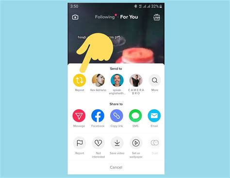 TikTok Is Testing A Repost Button Which Will Soon Make Its Way Globally If Approved By The Company