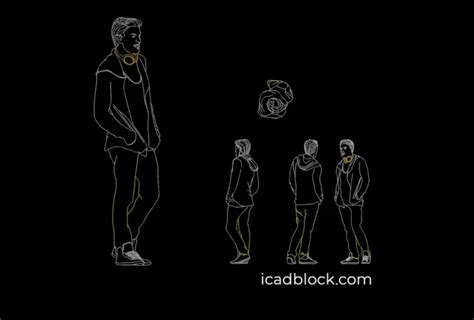 People Standing Archives ICADBLOCK