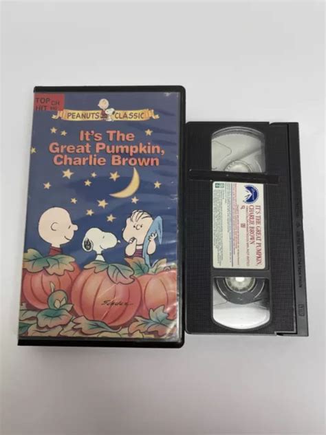 Peanuts Its The Great Pumpkin Charlie Brown Vhs 1996 Clamshell