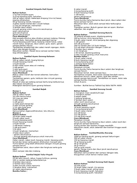 Sambal Pdf