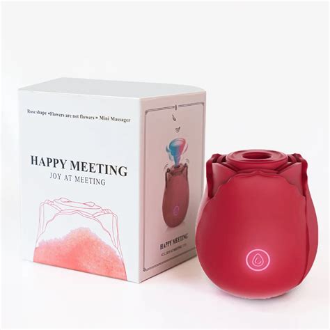 Rose Vibrator For Women Wholesale Custom Logo Clitoralis Stimulator Sucking Adult Toys Rose