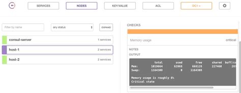 Checking Service Health Status With Consul Dots And Brackets Code Blog