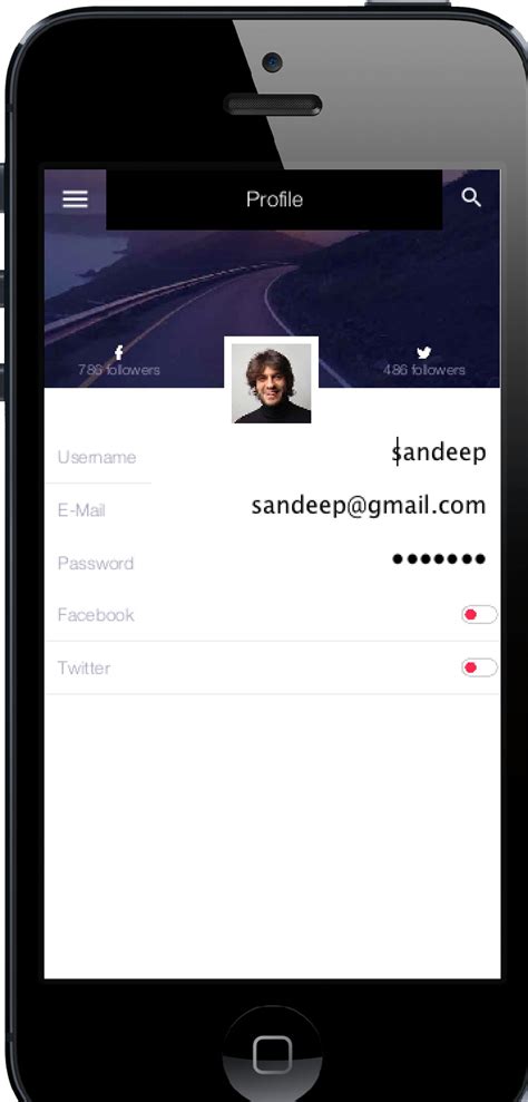 Template Clean Modern Cross Platform Mobile Ui Kit Codename One