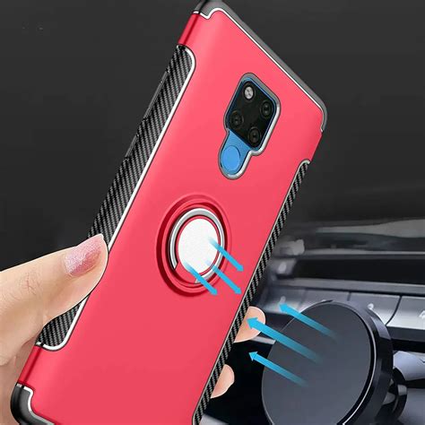 Hybrid Case For Huawei Mate X Magnetic Car Holder Tpu Pc Silicone Back Cover For Huawei Mate