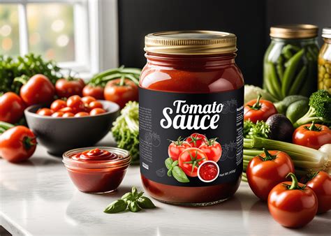 Tomato Sauce Label Design Behance