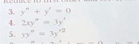 solved reduce to first order and solve showing each step in