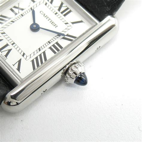 【楽天市場】カルティエ Cartier タンクマストsm 腕時計 ウォッチ 時計 ステンレススチール レザーベルト レディース シルバー系