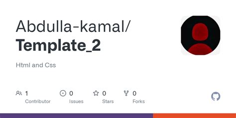 Github Abdulla Kamal Template Html And Css