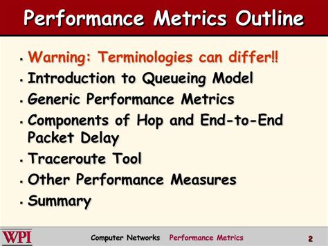 ppt computer networks performance metrics powerpoint presentation