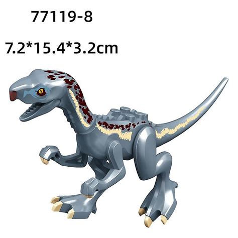 Assembled Block Toy Jurassic Mosasaurus Brutal Raptor Building Blocks