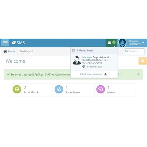 Jual Aplikasi Sias Sistem Informasi Arsip Surat Shopee Indonesia