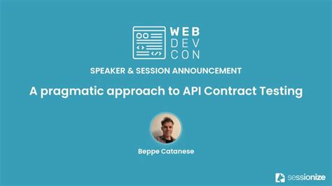 Beppe Catanese Will Be Speaking At This Years Webdevcon His Talk A Webdevcon
