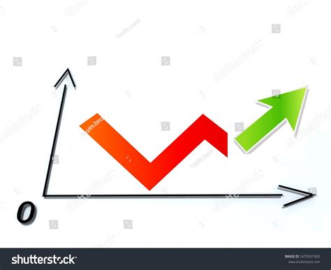 3d model rendering graph shown on stock illustration 1675531903