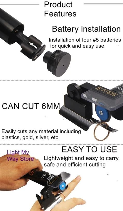 Electric Ring Cutter Rescue Handheld Electric Portable Lighted Ring