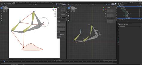 Rigging A Strandbeest Leg 5 By Bandages Animation And Rigging Blender Artists Community