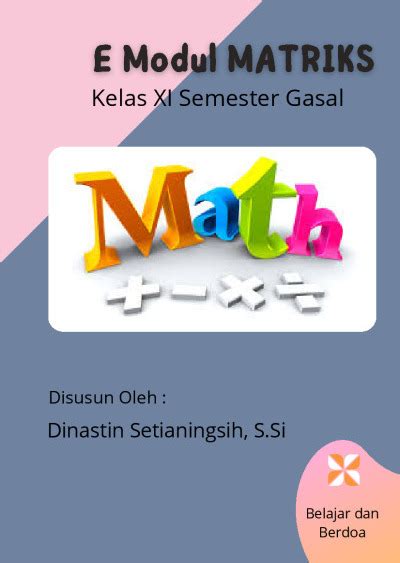 Modul Matriks PDF To Flipbook