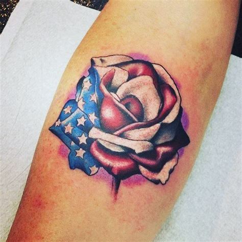 30 Beautiful Patriotic Tattoos That Show Off Your Love And Pride Red