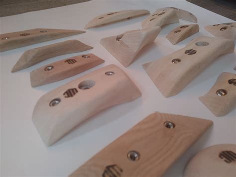 Wooden Climbing Holds Set 30 Holds Etsy