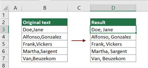Add Space After Comma In String