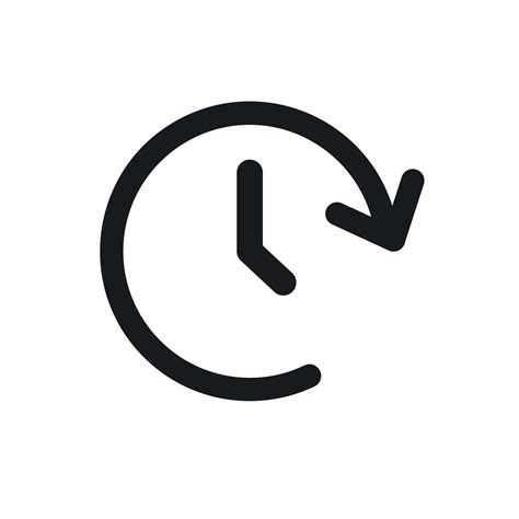 Clock Time Vector Icon Timer 24 Hours Sign Illustration 25926985