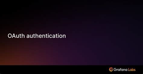 Oauth Authentication Grafana K6 Documentation