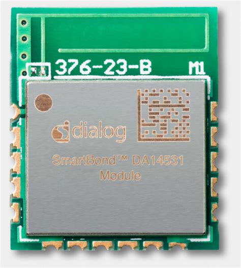 Da14531 Smartbond Tiny™ Module Is The Bluetooth® Low Energy Solution That Will Power The Next 1