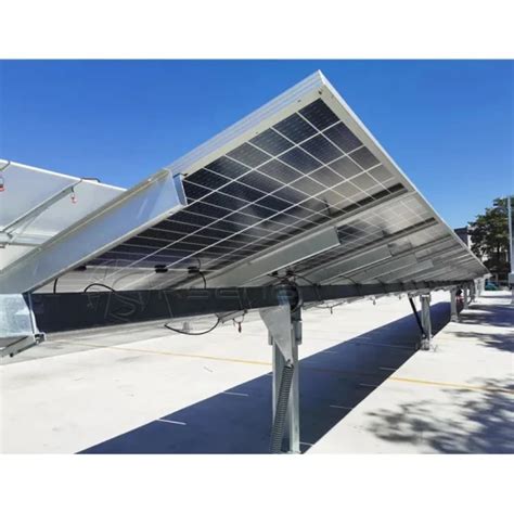 Single Axis Smart Solar Tracking System One Axis Solar Tracker Ground Mount Solar Panel Tracking