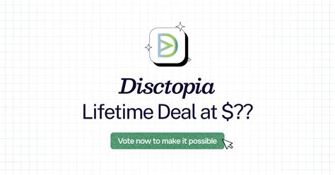 Disctopia Lifetime Deal No More Recurring Payments