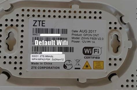 Zte F609 Wifi Login User Dan Password Admin Di 192 168 1 1 Sepoin
