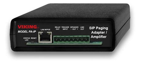 Viking Pa Ip Sip Multicast Paging Adapter Amplifier Always In Touch