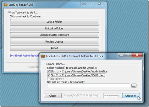 LocK A FoLdeR Protect Your Confidential Data With Ease